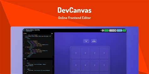 Devcanvas Online Frontend Editor Made With Svelte