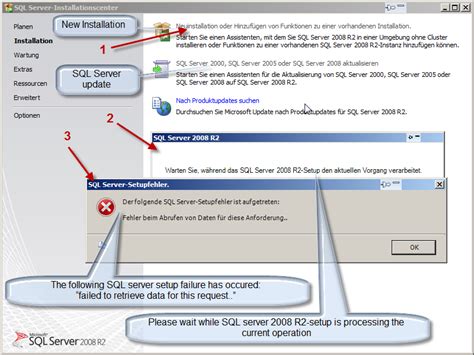 Sql Server 2008 Expr Sp2 Install Fails Failed To Retrieve Data For This Request