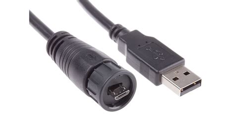 RS PRO Male Micro USB B Mountable To Male USB A Cable M RS Components Vietnam