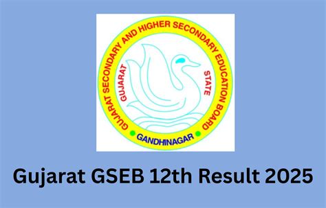 Gseb Hsc Result 2025 Out Check Hsc Science And Hsc General Results Here