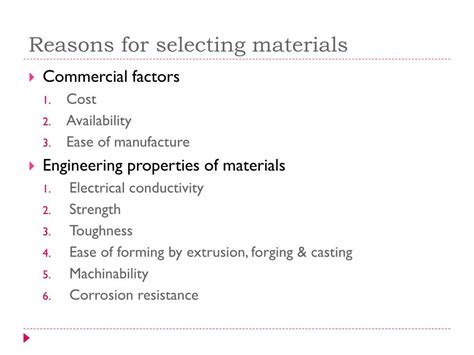 ppt factors affecting material properties powerpoint presentation