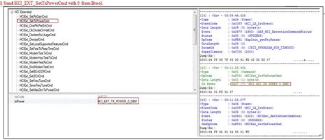 CCS LAUNCHXL CC R BLE CC R HCI EXT SetTxPowerCmd Could Not Work On BLE But BLE