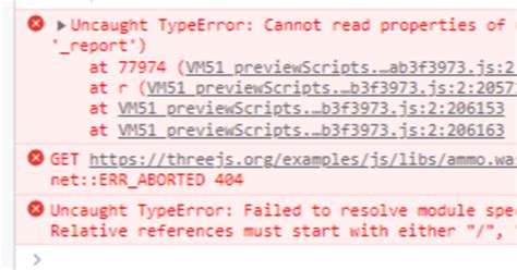 🐛uncaught typeerror failed to resolve module specifier three relative references must start