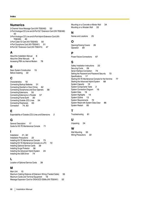 Panasonic Kx Tes824 And Kx Tem824 Troubleshooting And Factory Reset Guide