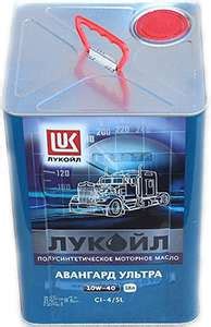 Лукойл Авангард Ультра 10W40: масло для дизельных моторов