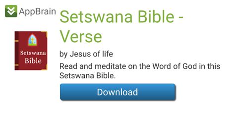 Setswana Bible Verse For Android Free Apk Download