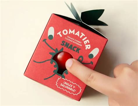 Tomatier Snacks Playful Packaging For Nutritious Cherry Tomatoes