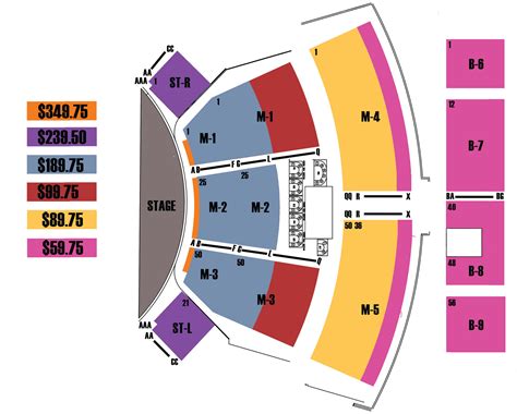 The Chelsea Las Vegas Seating Chart