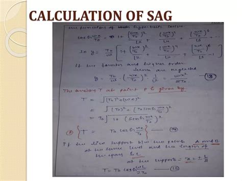 Sag And Tension Pptx