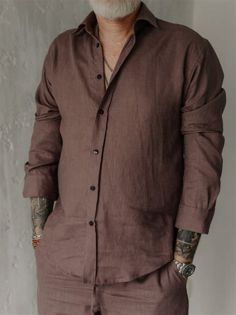 ≡ Чоловічі піжами з льону — Купити чоловічий одяг для сну в магазині українського виробника