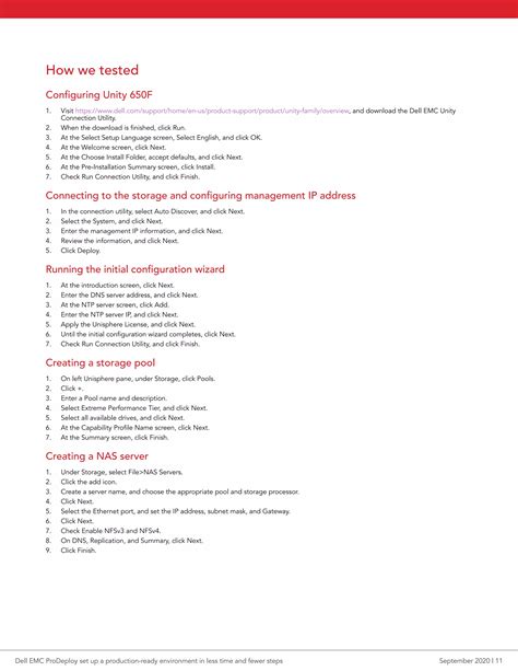 Dell Emc™ Prodeploy Set Up A Production Ready Environment In Less Time And Fewer Steps Pdf