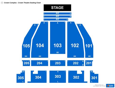 Crown Coliseum Seating Chart