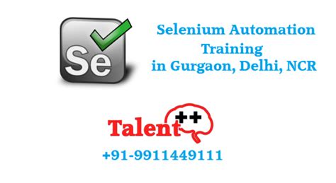 best selenium training in gurgaon talent