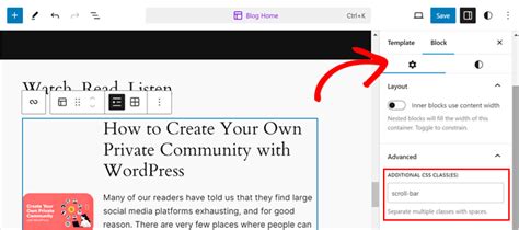 How To Add Custom Scrollbar To Any Element In WordPress