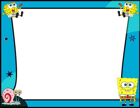 Spongebob Page Border