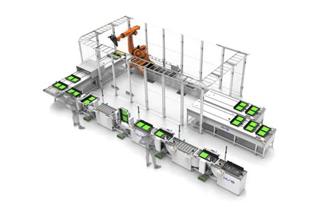 One Piece Flow Assembly Line For Electronics Module Hoob Factory Automation Machine Building