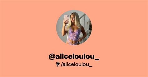 Aliceloulou Find Aliceloulou Onlyfans Linktree