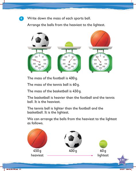 Max Maths Year 2 Learn Together Comparing Masses 4 Maths Year 2