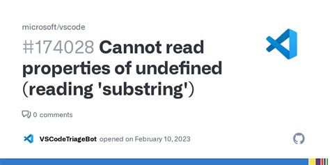 Cannot Read Properties Of Undefined Reading Substring · Issue