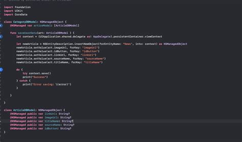 xcode how to store api response to core data swift stack overflow