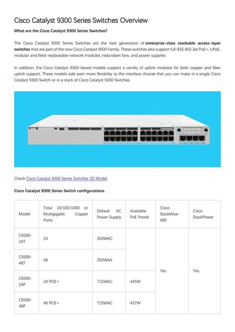 PPT Cisco Catalyst 9300 Series Switches Overview PowerPoint Presentation ID 7668111