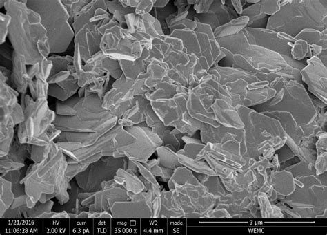 Scanning Electron Microscopy Image Of The Test Product Mcp At A