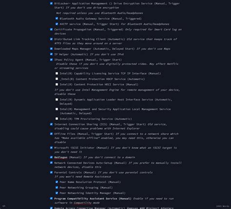 Windows 10 20h2 Services That Are Safe To Disable By Sammilucia On Deviantart
