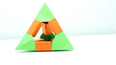 Tetraedro De Origami Origami Tetrahedron Youtube
