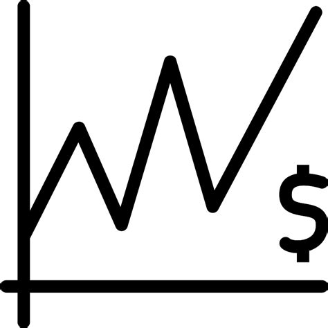 Line Chart Vector SVG Icon SVG Repo