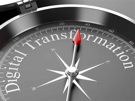 Compass Pointing To Digital Transformation Global Custodian
