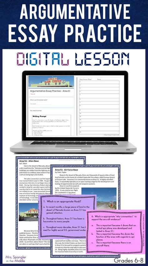 Argumentative Essay Writing Collaborative Practice Digital Task Cards