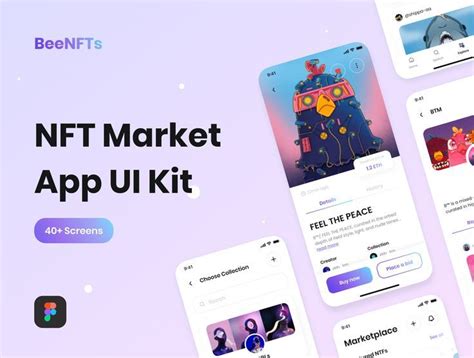 beenfts nft market app ui kit nft marketplace ui kit available for