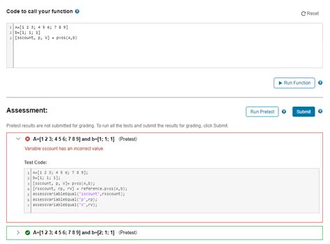 solved write a matlab function pvss that takes as input the
