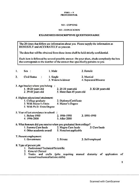 Csc Mock Questions Pdf