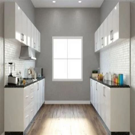 Modern Wooden Pvc Hdhmr Mdf Aluminium Parallel Shape Modular Kitchen At Rs 1249 Piece In Delhi