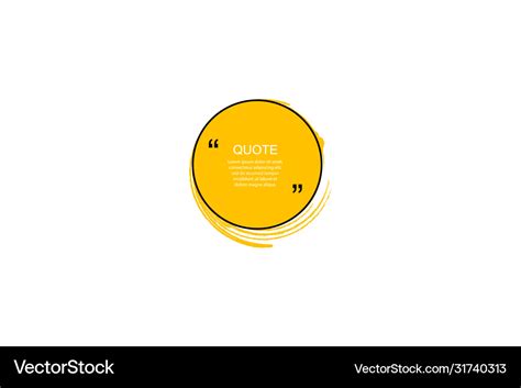 Quote Box Frame Big Set Icon Texting Royalty Free Vector