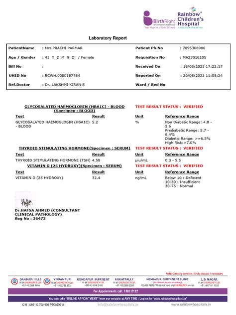 Lab Result Report Portal Pdf