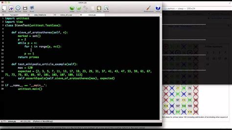 Refactoring The Sieve Of Eratosthenes Python Youtube