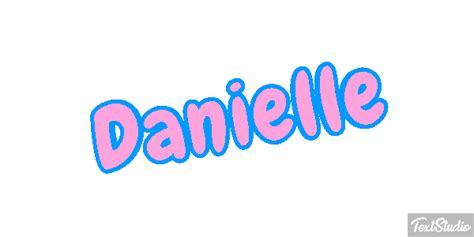 Danielle Name Animated  Logo Designs