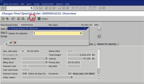 Solved Table For Sales Order Header Level Rejection Updat SAP Community