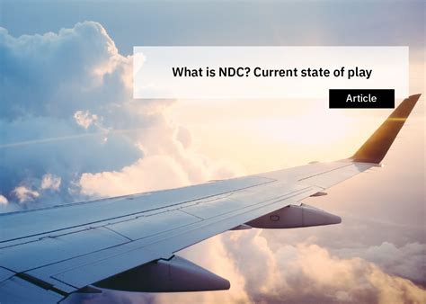 What Is Ndc Current State Of Play