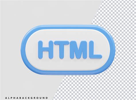 Html Icon 3d Render Eps And Psd Element Graphic By Clipmaster