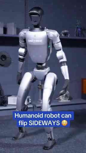 Creepy Humanoid Robot Can Flip Sideways