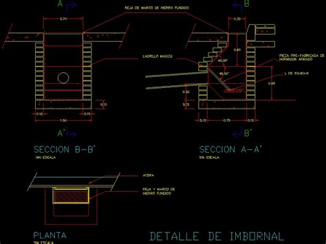 Scupper Detail In Autocad Cad Download 2221 Kb Bibliocad