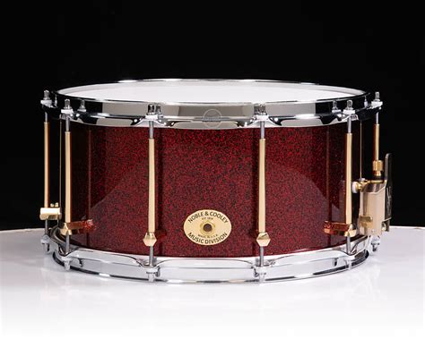 Noble Cooley Ss Classic Cherry 7x14 Snare Red Sparkle Reverb