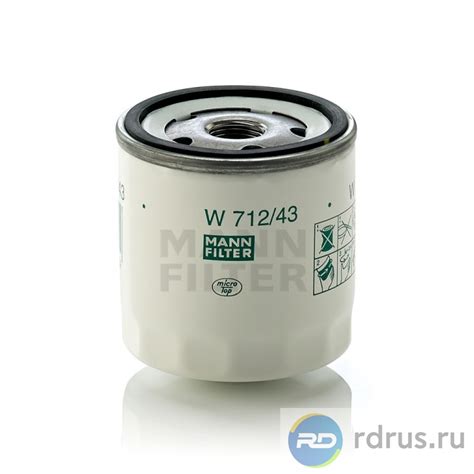 Масляный фильтр MANN W712/43 купить недорого в Москве