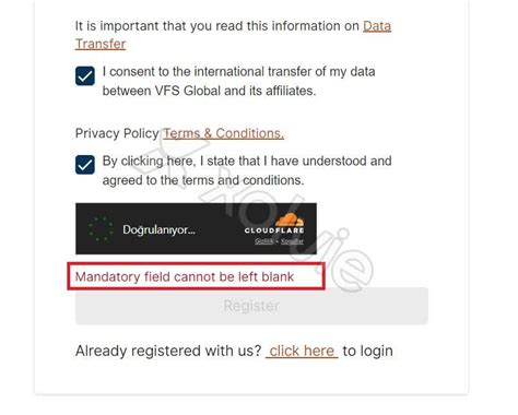 VFS Global Site Wont Let Me Register For Belgium Visa Due To Mandatory Field Error Xolvie