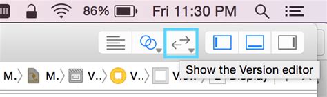 Version Control Using Xcode How Can I Diff Between A Working Copy Of