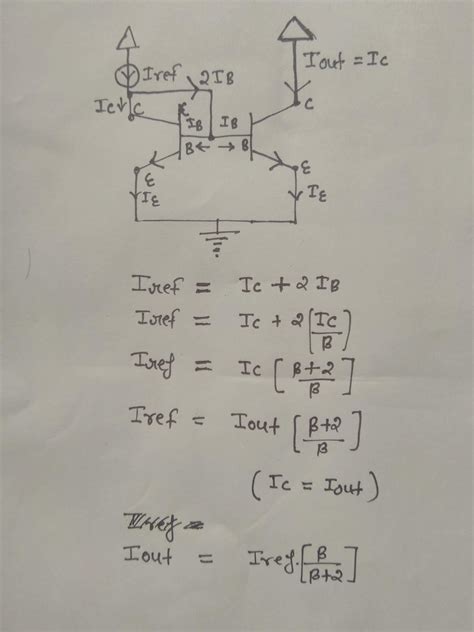 Current Mirror Circuit Using Bjt