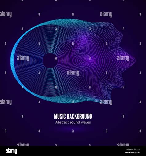 Sound Equalizer With Frequency Splash Big Data Visualization Music